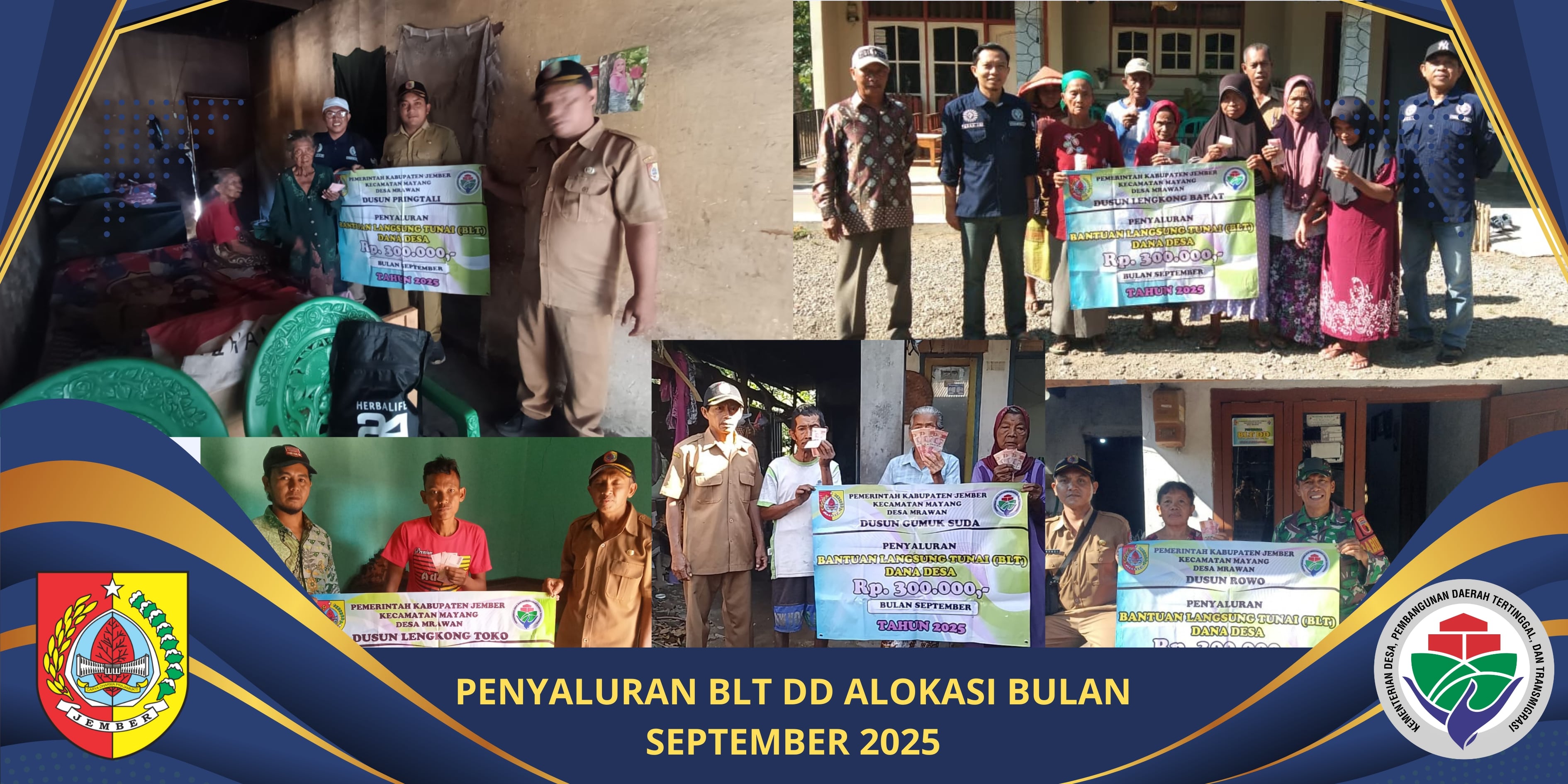 PENYALURAN BLT DD Rp. 300 RIBU ALOK...