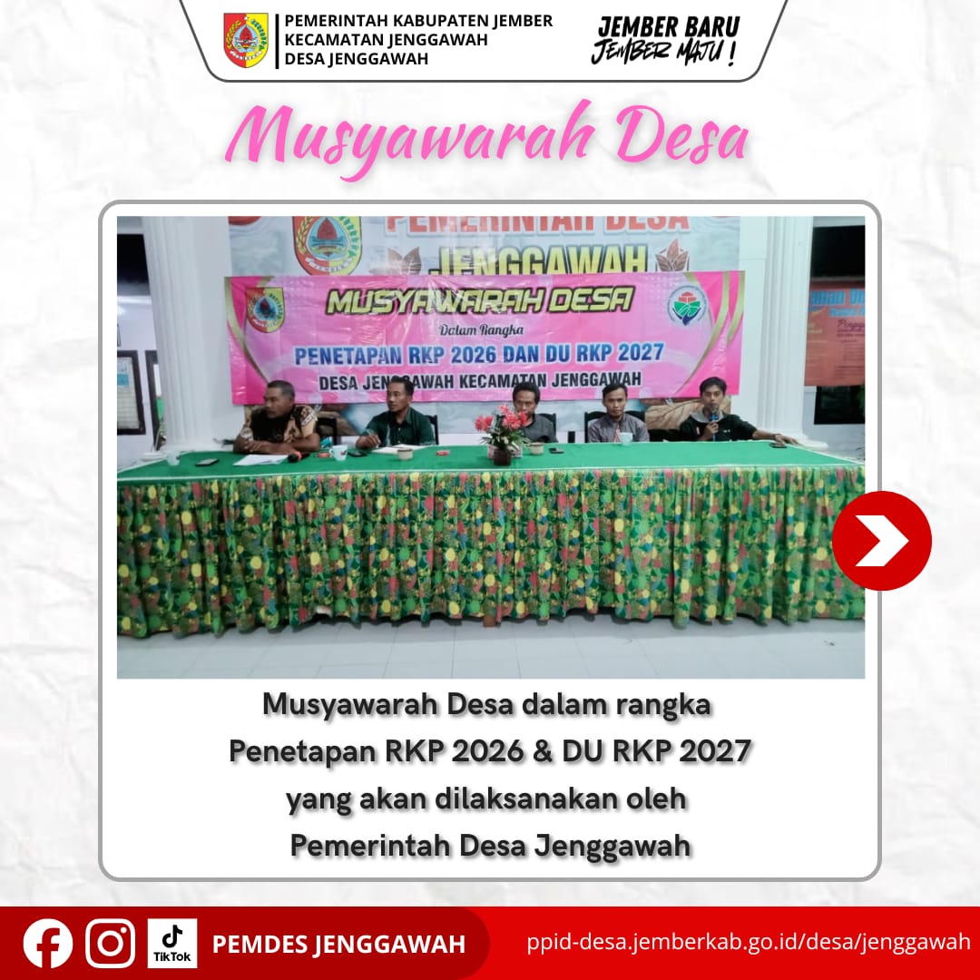 MUSYAWARAH DESA PENETAPAN RKP 2026 ...