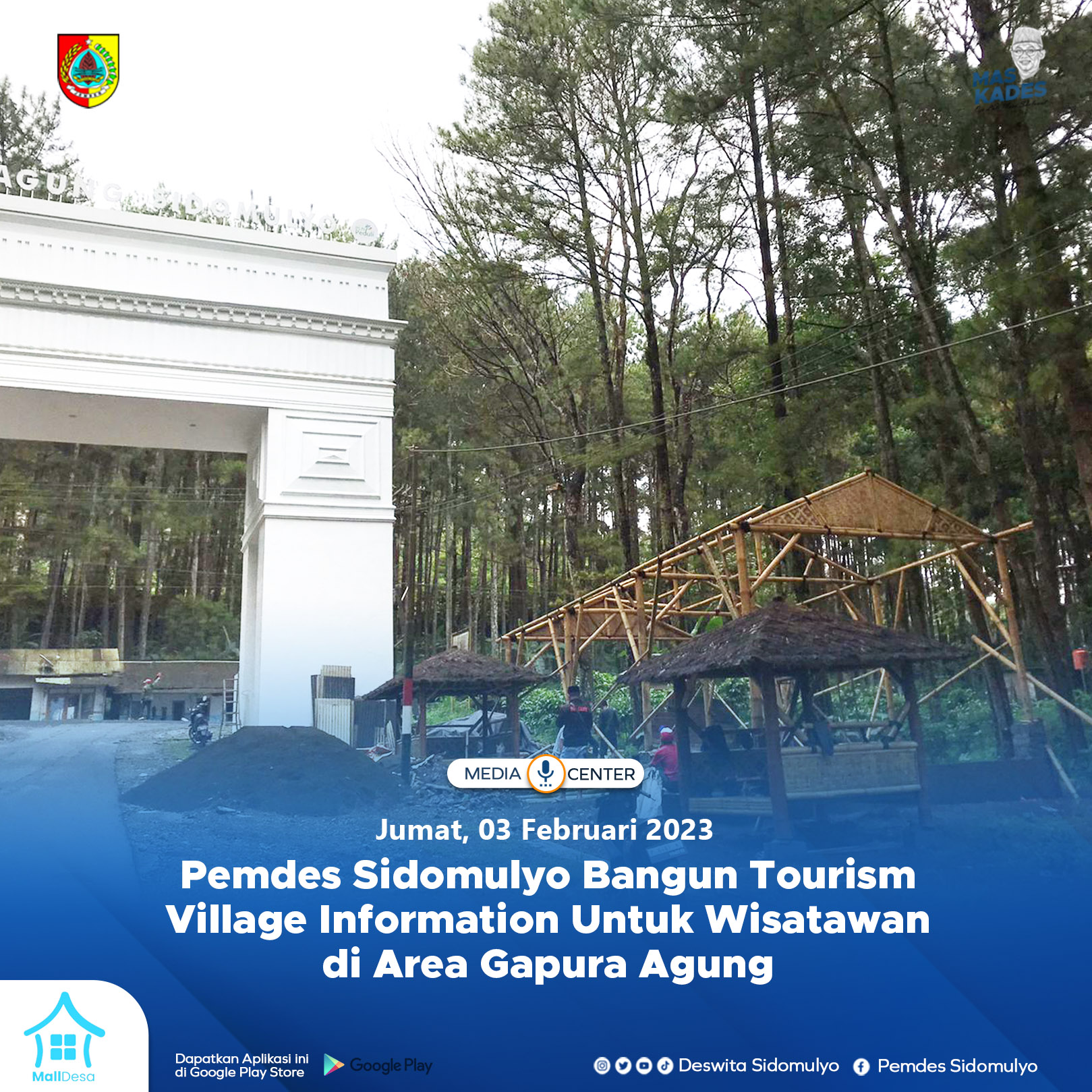 Keren! Pemdes Sidomulyo Bangun Tour...